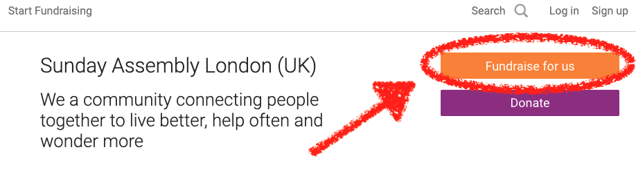 Support Us - Sunday Assembly London